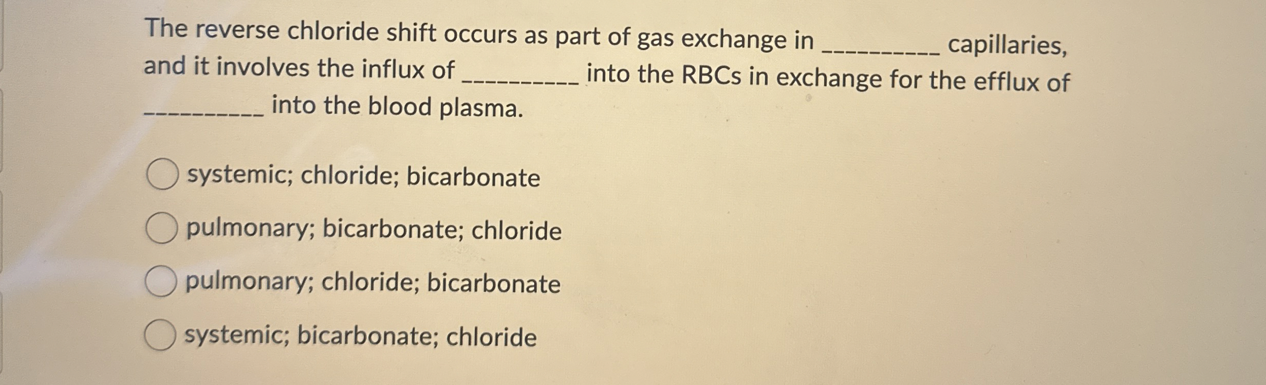 Solved The reverse chloride shift occurs as part of gas | Chegg.com