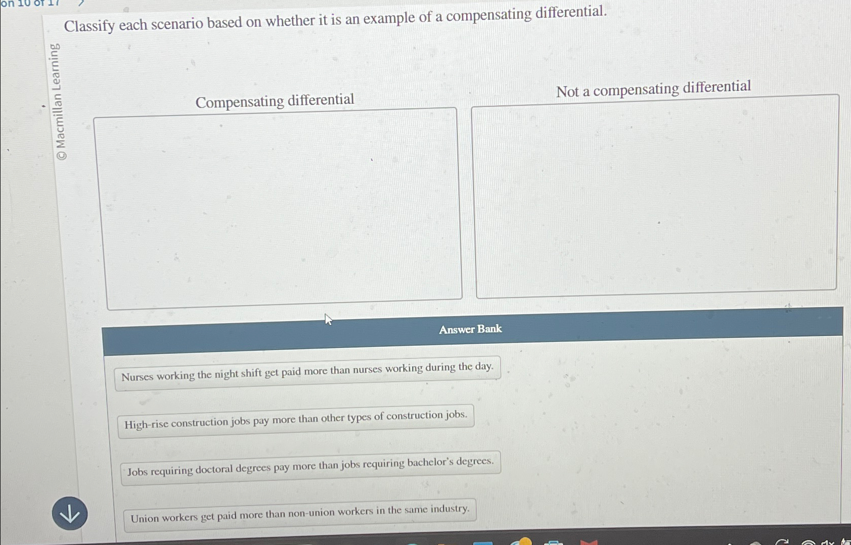 Solved Classify each scenario based on whether it is an | Chegg.com