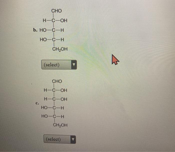 Solved Classify each monosaccharide by the type of carbonyl | Chegg.com