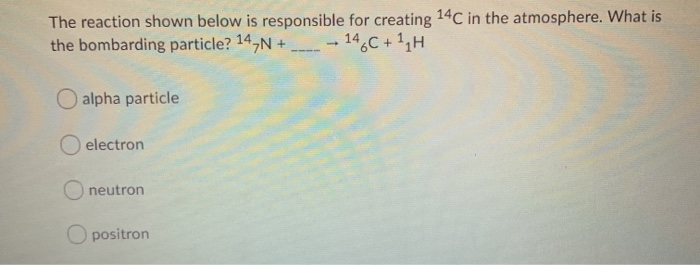 Solved The reaction shown below is responsible for creating | Chegg.com