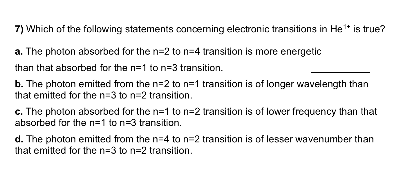 Solved Which of the following statements concerning | Chegg.com