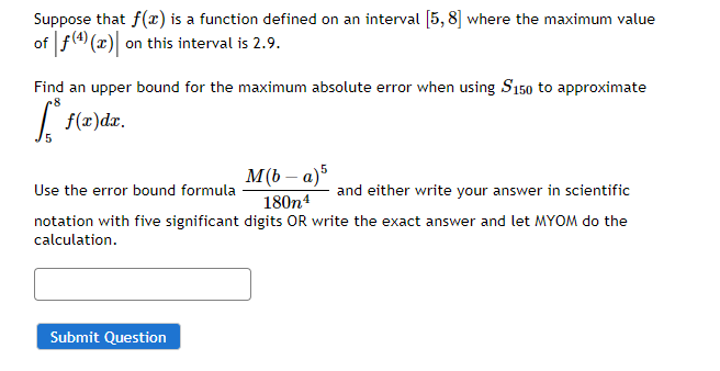 Solved Suppose that f(x) ﻿is a function defined on an | Chegg.com