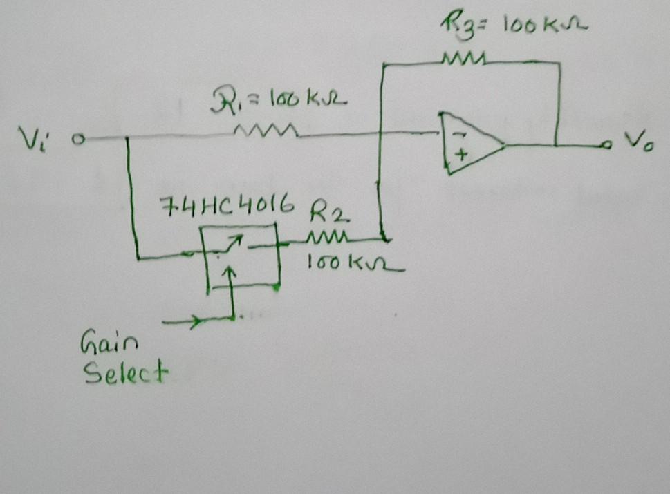 Solved 74HC4016 The bilateral switch in the ON state has | Chegg.com