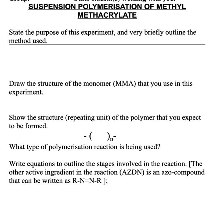 Solved State the purpose of this experiment, and very | Chegg.com