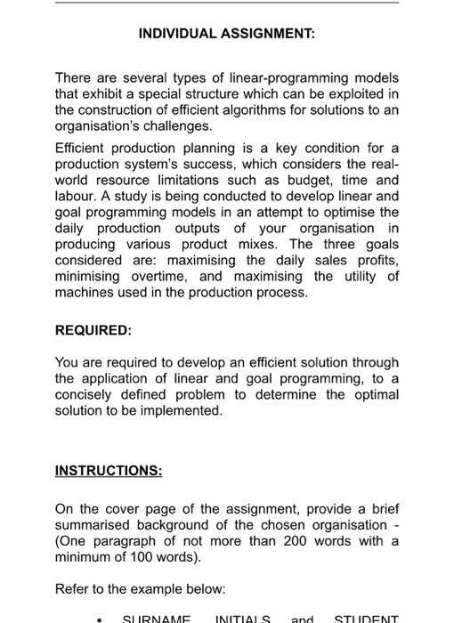 Solved INDIVIDUAL ASSIGNMENT: There are several types of | Chegg.com