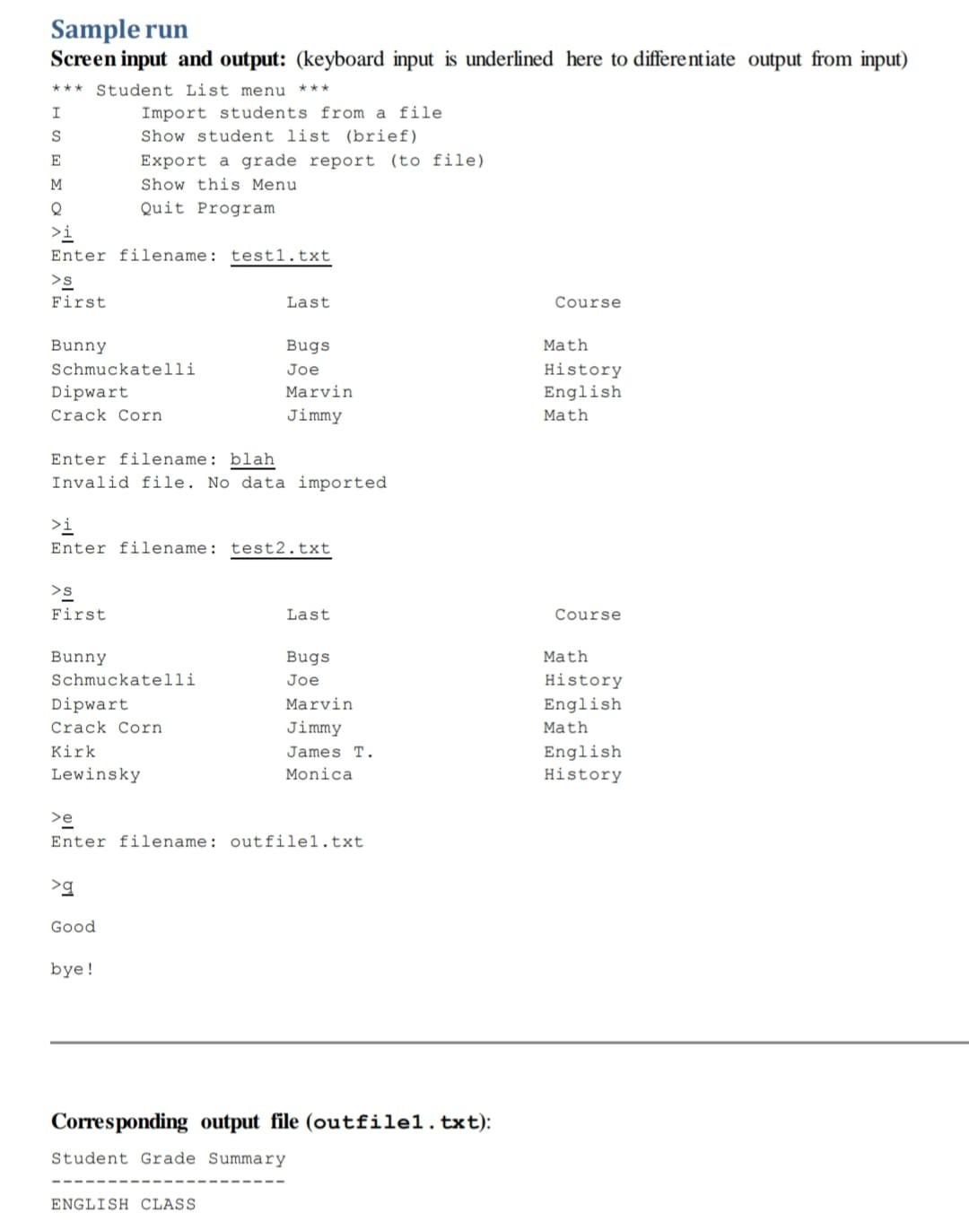 Solved Objective To gain experience with inheritance, | Chegg.com