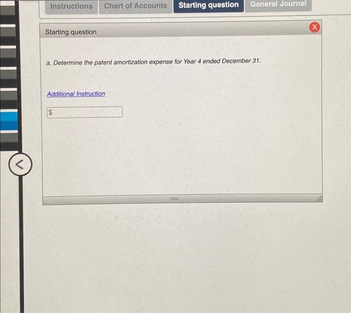 Solved Kloen Company acquired palent rights on danuary 10 of | Chegg.com