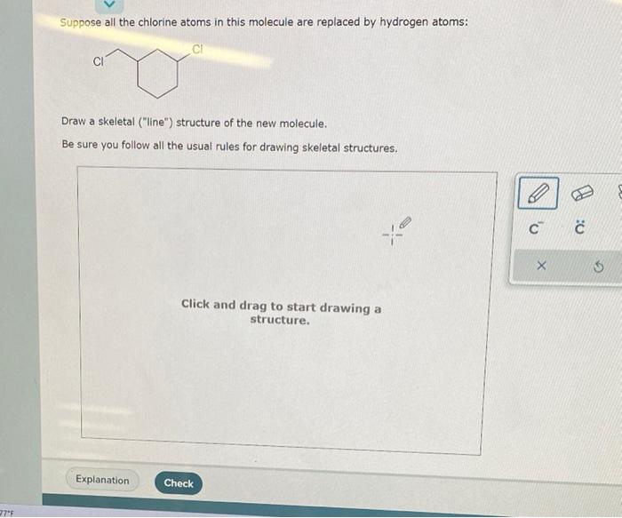 Solved Suppose All The Chlorine Atoms In This Molecule Are