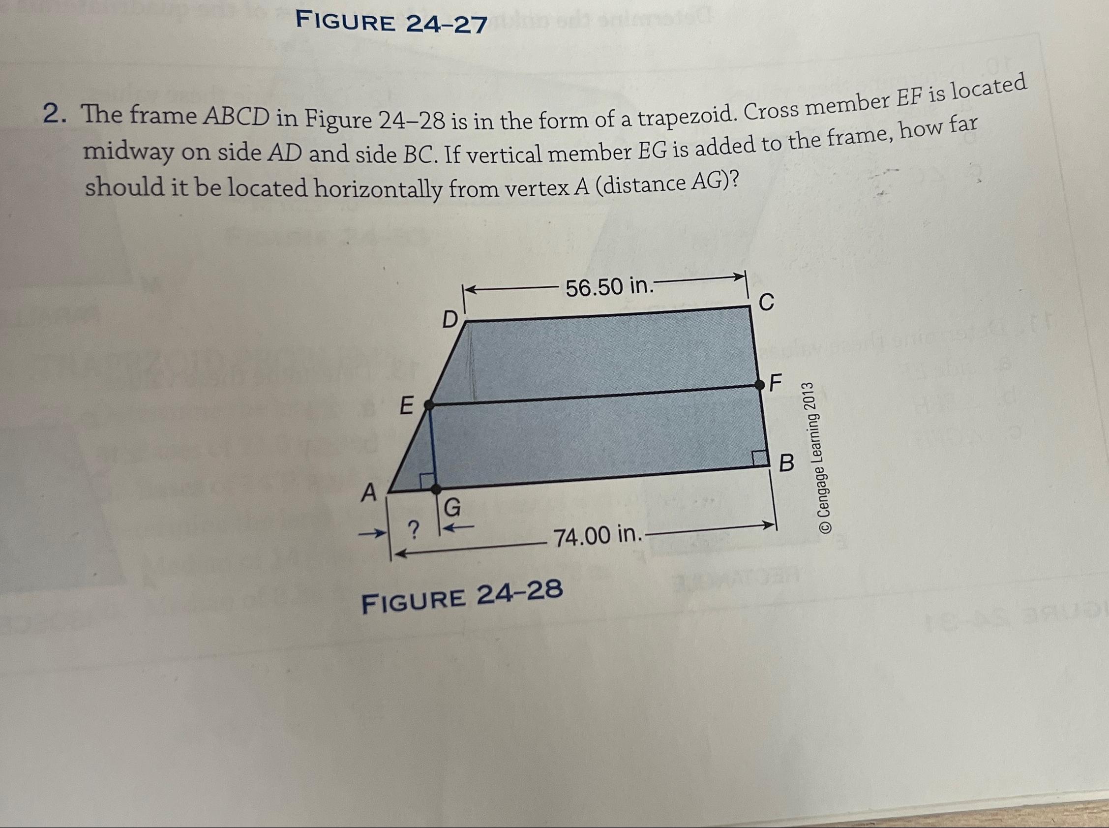 Solved FIGURE 24-272. ﻿The frame ABCD in Figure 24-28 ﻿is in | Chegg.com