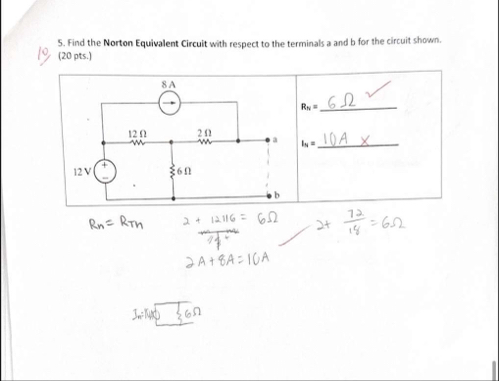 Solved Find the Norton Equivalent Circuit with respect to | Chegg.com