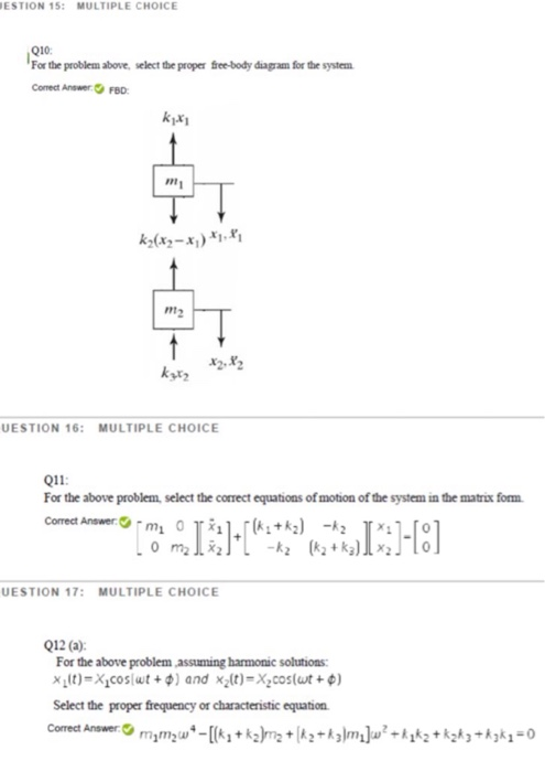 Solved ESTION 15: MULTIPLE CHOICE Q10 For the problem above, | Chegg.com