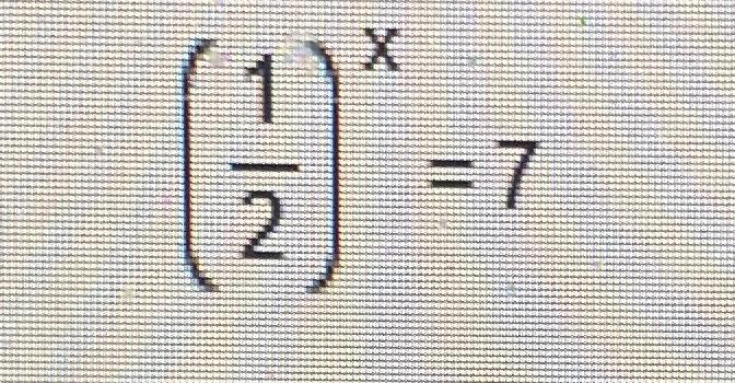 Solved (12)x=7 | Chegg.com