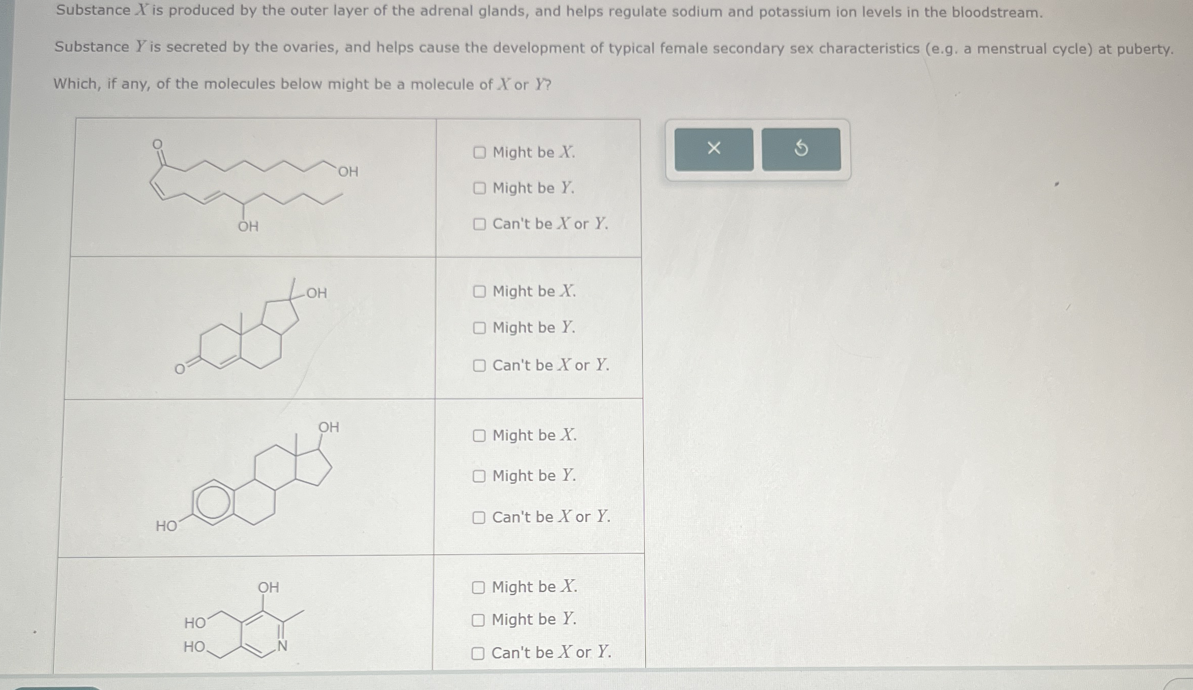 Solved Substance x ﻿is produced by the outer layer of the | Chegg.com