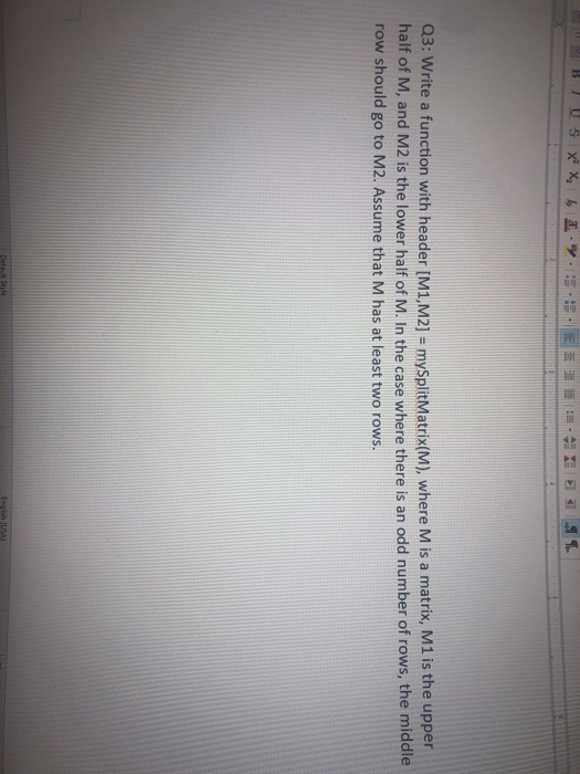 Solved Q2: Write a function with header [f]=myFunction1(x) | Chegg.com