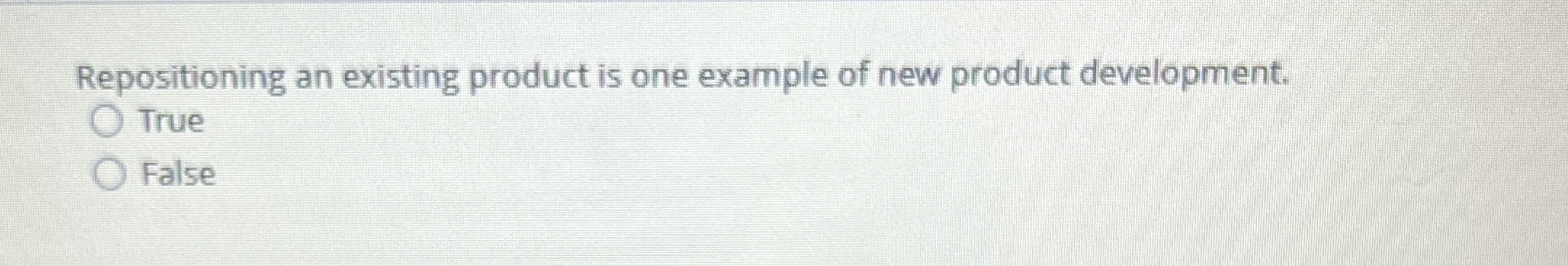 Solved Repositioning an existing product is one example of | Chegg.com