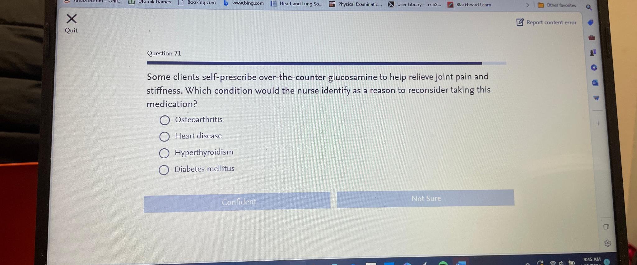 Solved Question 71Some clients self-prescribe | Chegg.com