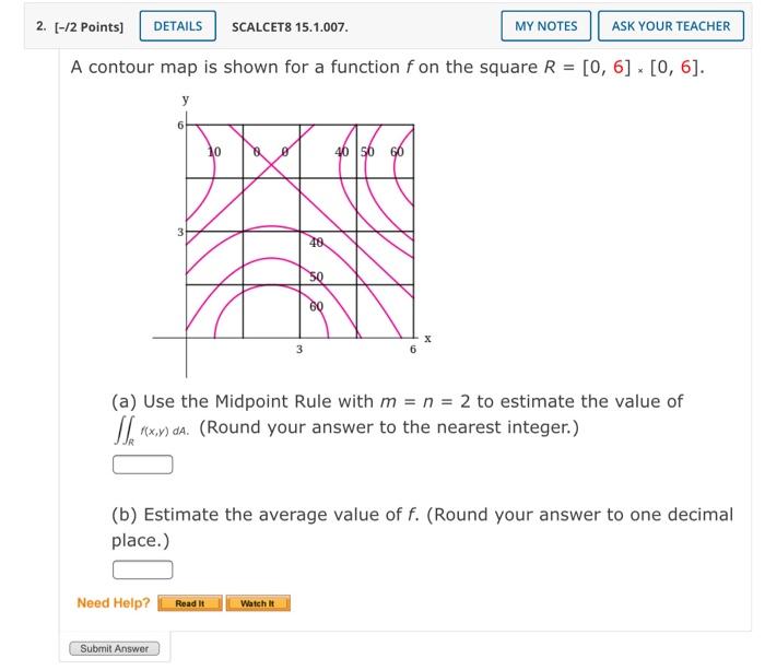 Solved Ask Your Teacher 2 2 Points Details Scalcet8
