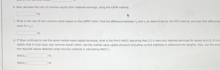 Solved Excel Activity: Calculating the WMCC Here is the | Chegg.com