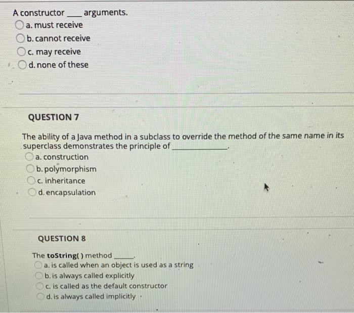 Solved A Constructor Arguments A Must Receive B Cannot 8718