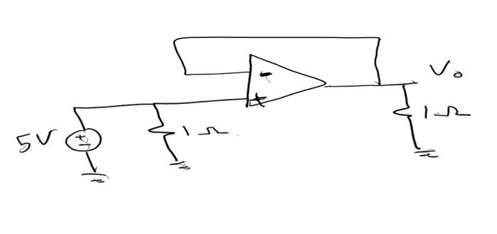 Solved find the vout of this circuit below. | Chegg.com