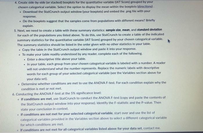 Solved 1. What is the explanatory variable, and what is the | Chegg.com