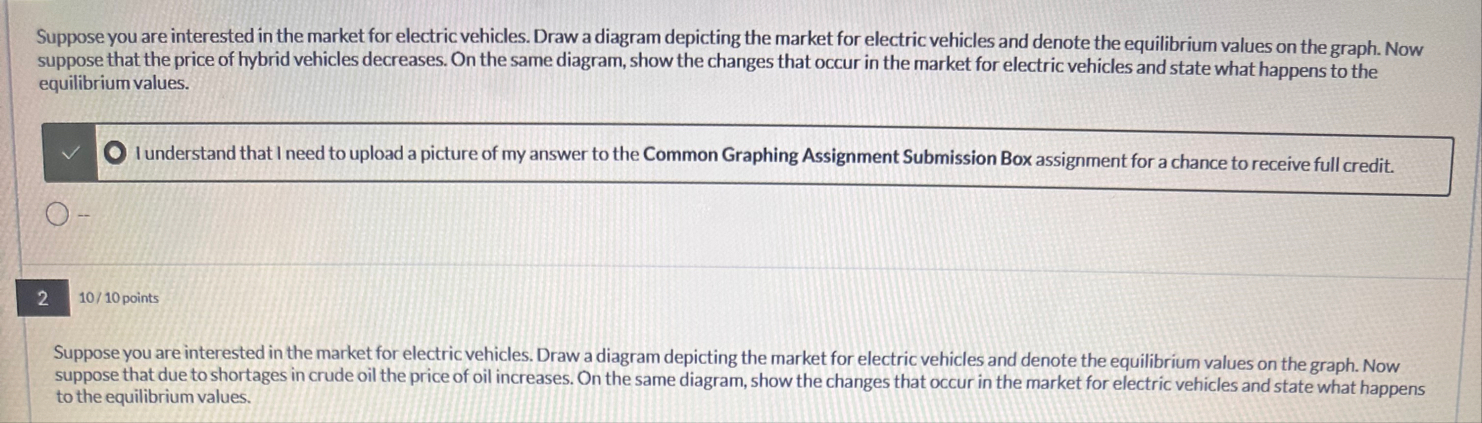 Solved Suppose you are interested in the market for electric | Chegg.com
