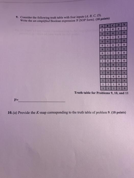 Solved B Design Write A Vhdl Code For The Logic
