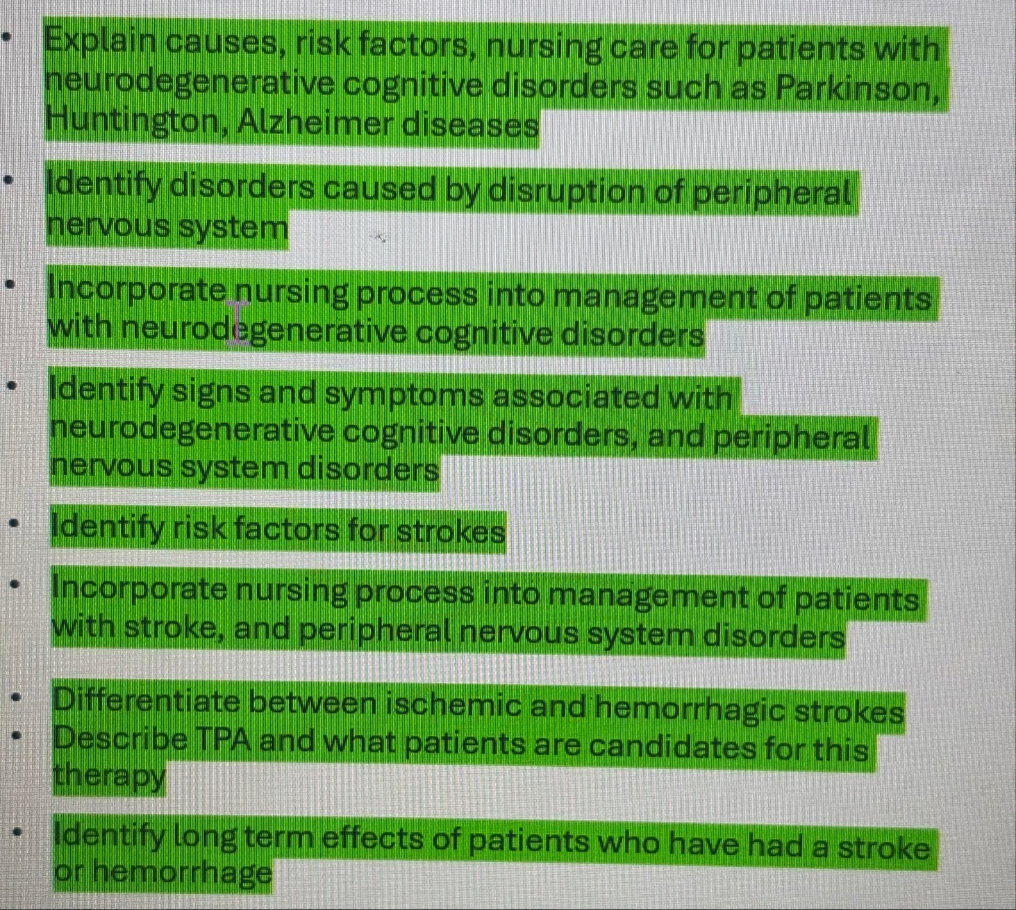 Solved Explain causes, risk factors, nursing care for | Chegg.com