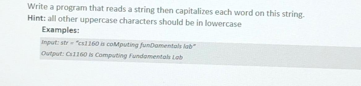 Solved Write a C program that reads a string then | Chegg.com