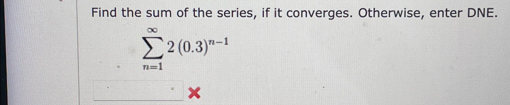 Solved Find the sum of the series, if it converges. | Chegg.com