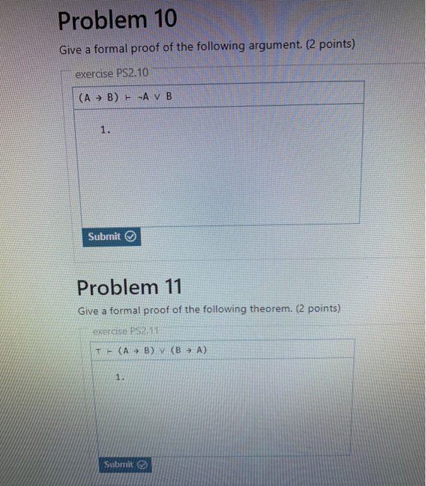 Solved The question asks for the Formal Proof of an argument | Chegg.com
