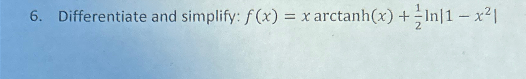 Solved Differentiate and simplify: | Chegg.com