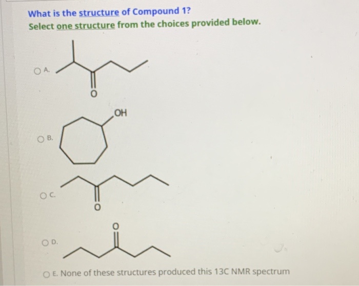 Solved QUESTION 17 Compound 1 is an isomer of C7H140 that | Chegg.com
