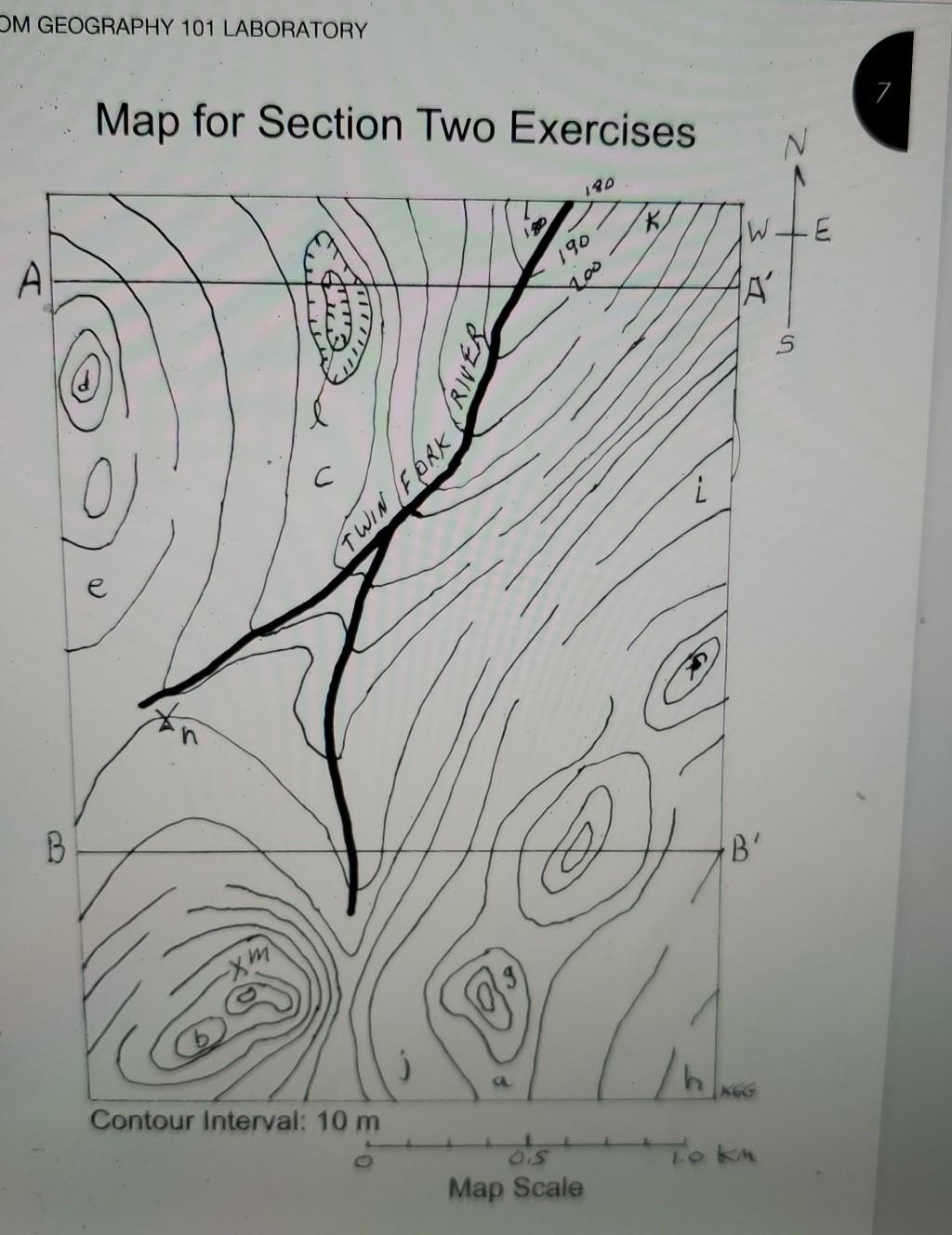 Solved COM GEOGRAPHY 101 LABORATORY Section. Two: Annotate | Chegg.com