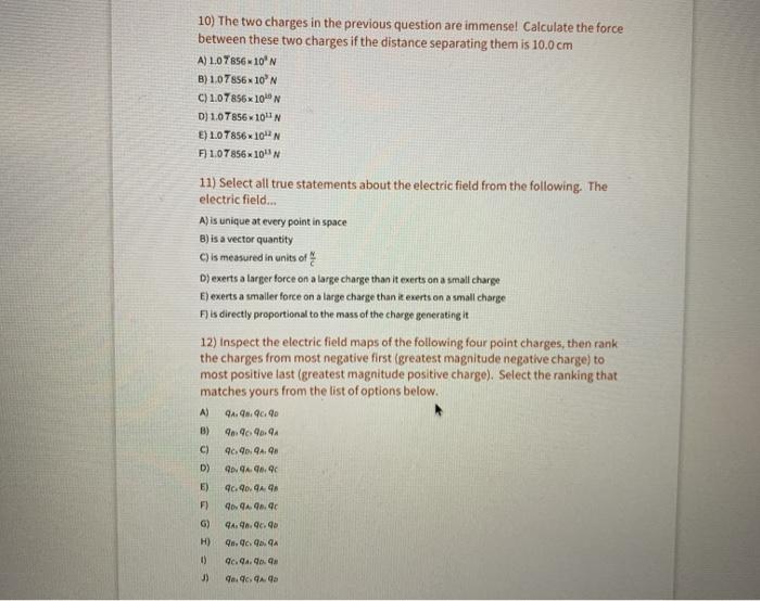 Solved RO5 Reading Quiz 1) Just like the gravitational | Chegg.com