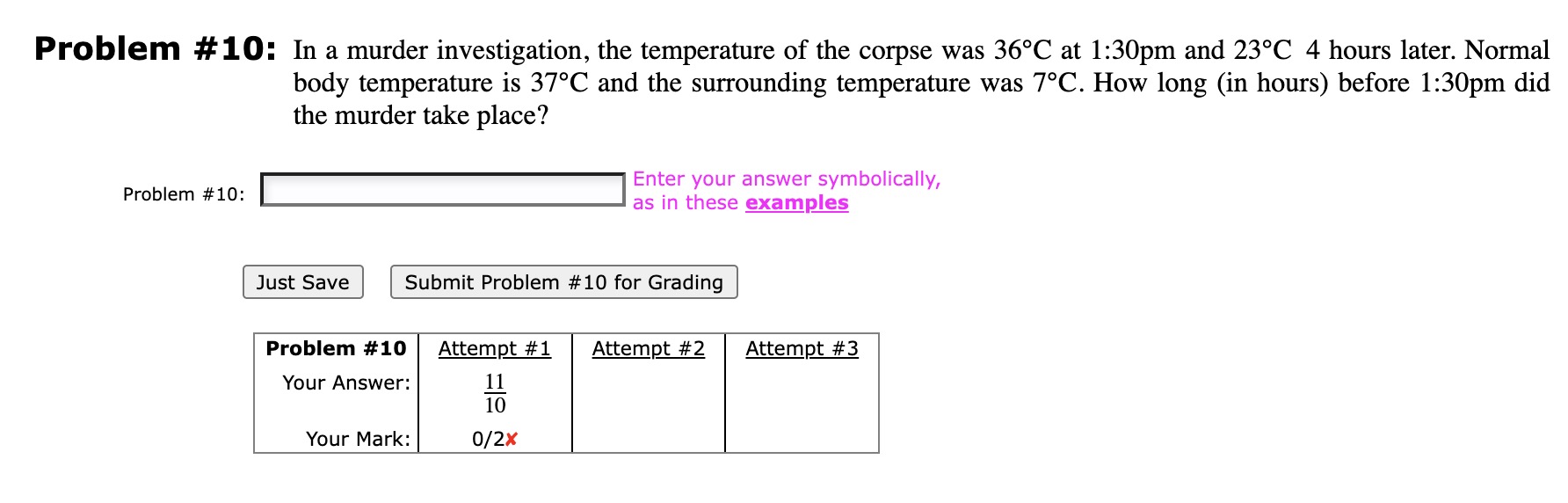 Solved Problem #10: In a murder investigation, the | Chegg.com