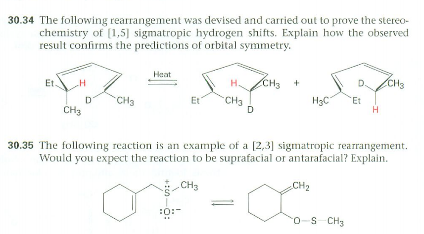 Solved 30.34 ﻿The following rearrangement was devised and | Chegg.com
