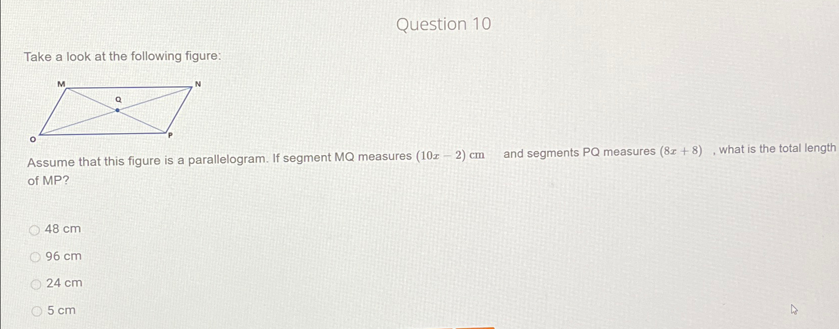 Solved Question 10Take a look at the following figure:Assume | Chegg.com