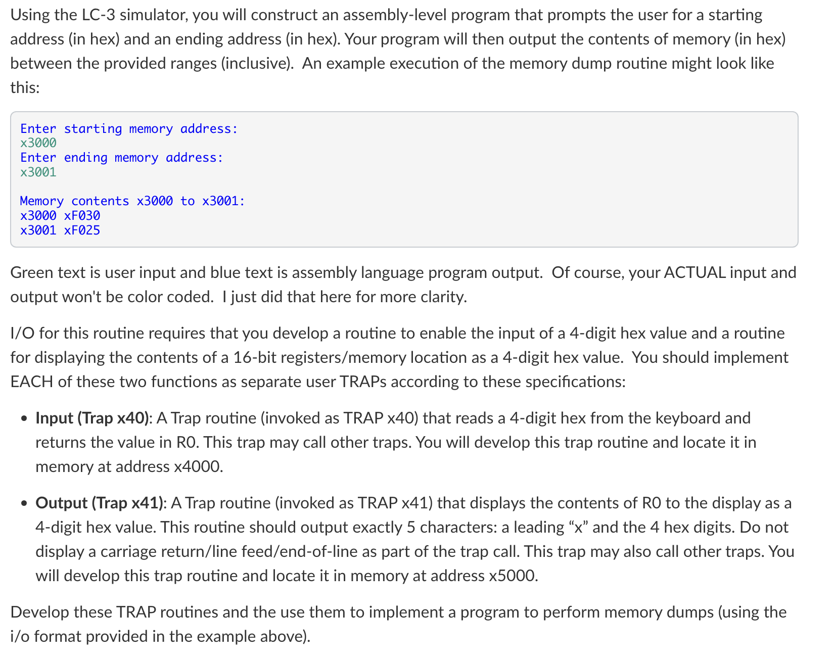 Solved Using the LC-3 ﻿simulator, you will construct an | Chegg.com