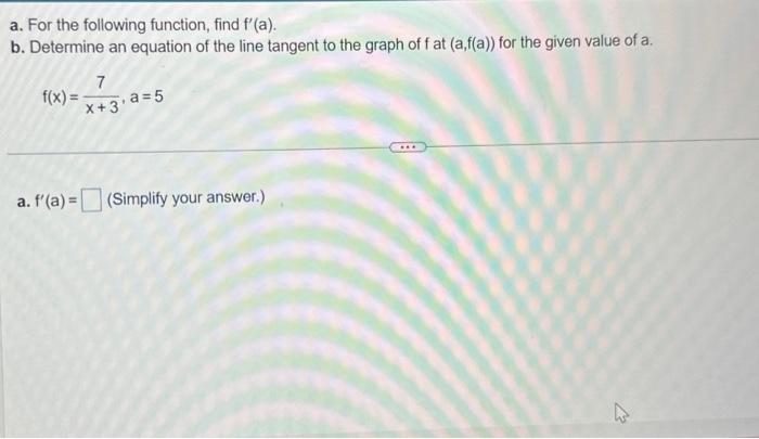 Solved A line perpendicular to another line or to a tangent | Chegg.com