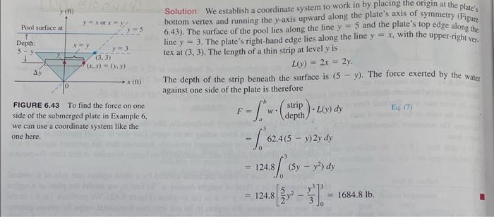 Solved 26. Triangular plate Calculate the fluid force on one | Chegg.com