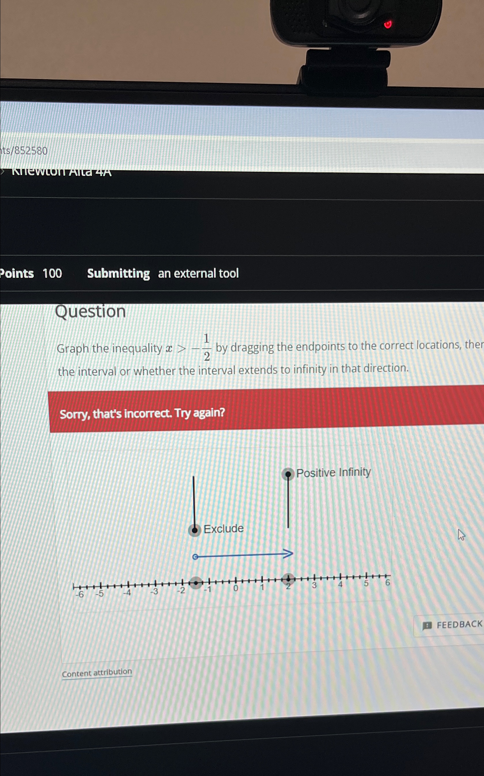 Solved Points 100Submitting an external toolQuestionGraph | Chegg.com