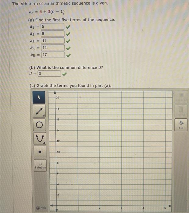 Solved The nth term of a sequence is given. an=2n−1 (a) Find | Chegg.com