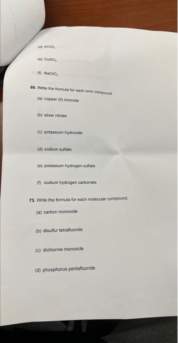 Solved 53. Whe a formula for the ionic compound tae forms | Chegg.com