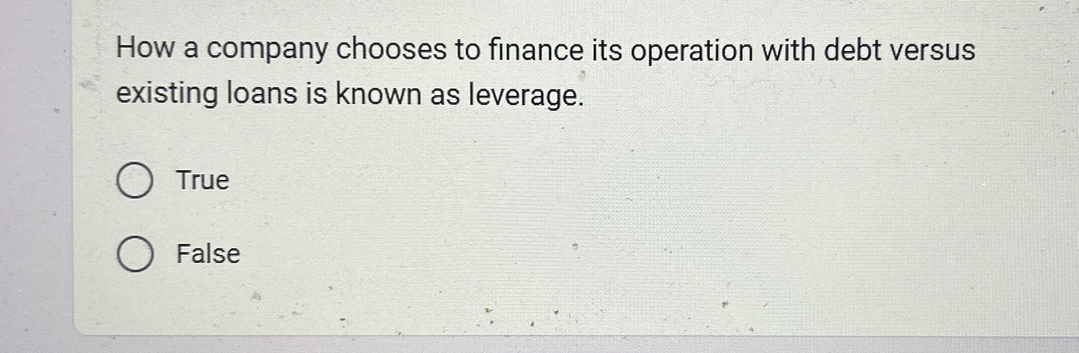Solved How a company chooses to finance its operation with | Chegg.com