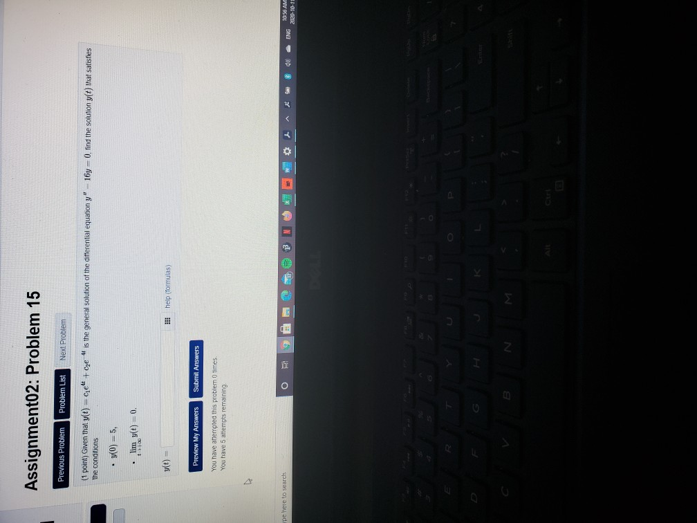 Solved Assignment02: Problem 15 Previous Problem Problem | Chegg.com