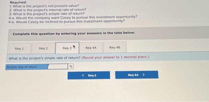 Solved Problem 12-17 Net Present Value Analysis; Internal | Chegg.com