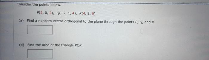 Solved Consider the points below. | Chegg.com