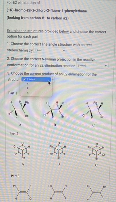 Solved Examine the structures provided below and choose the | Chegg.com