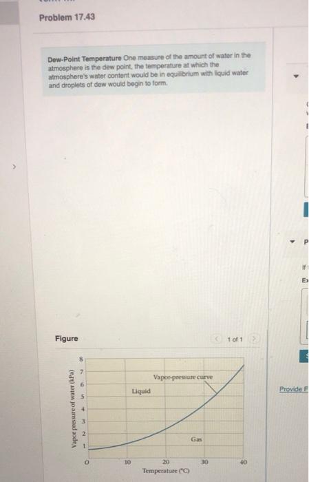 Solved Problem 17.43 Dew-Point Temperature One measure of | Chegg.com